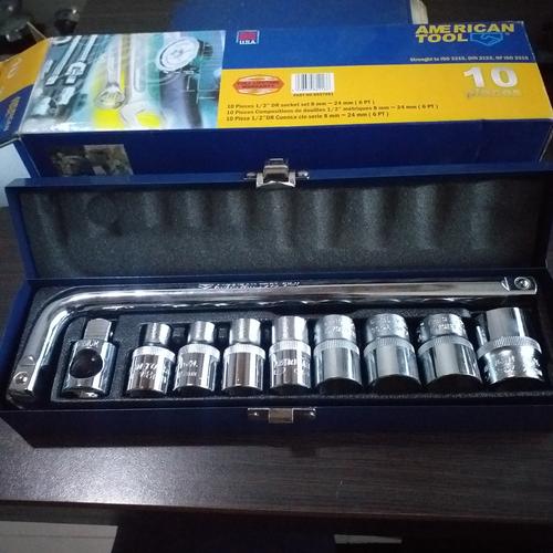 Jual kunci socket set / kunci socket L ukuran 8 sampai 24 mm american ...