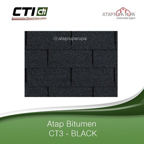 Jual Atap Bitumen CT3 BLACK-CLASSIC 3-TAB ASPHALT ROOFING SHINGLE ...