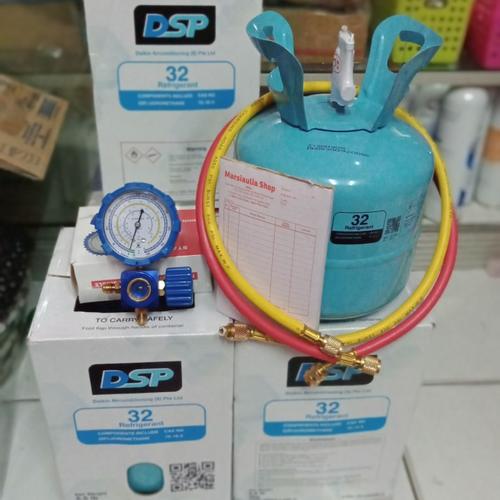 Jual Paket Freon AC R32 Daikin Dsp 3 Kg tabung kecil manifold ...