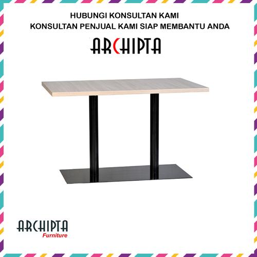 Jual Archipta Furniture - Meja Makan Cafe Resto Kaki Plat Besi Tiang 2 ...
