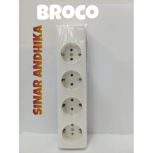 Jual Stop Kontak Broco 4 Lubang Non-Cp 15340Ncp - Jakarta Barat - Sinar ...