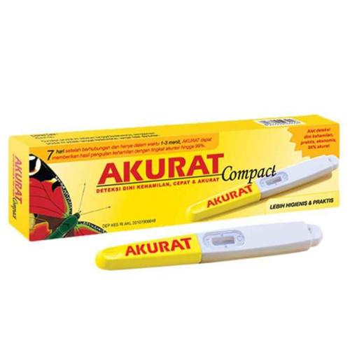 Jual AKURAT Compact Tes Kehamilan / Hamil / Test Pack / Tes Peck ...
