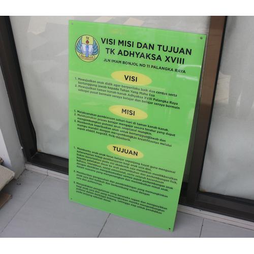 Jual Papan Acrylic Printed 90x60 | Sign Acrylic Custom - Jakarta Timur ...