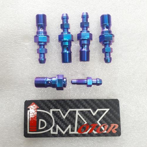 Jual BAUT KALIPER TITANIUM DENGAN STELAN ANGIN M10 DRAT HALUS 1.00P ...