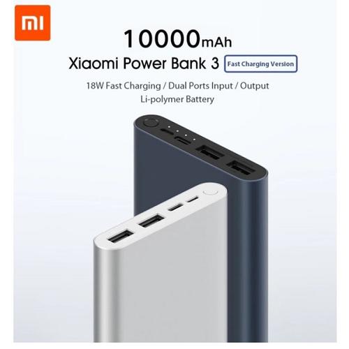 Jual Xiaomi Mi 18W Fast Charge Power Bank 3 10000mAh RESMI TAM - Hitam ...