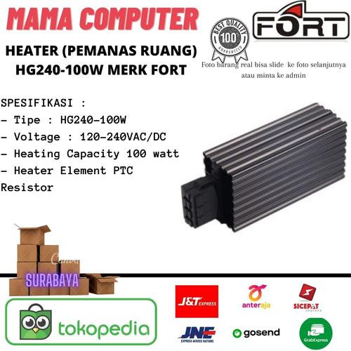 Jual Heater HG240-100W FORT Pemanas Box Panel Listrik Ruangan Termo ...