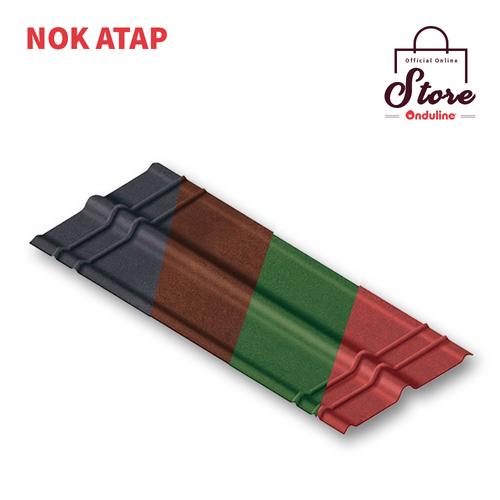 Jual ONDULINE RIDGE STANDARD - NOK ATAP - 100 X 50 Cm - FREE Sekrup 8 ...