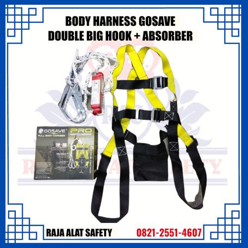 Jual Full Body Harness Double Lanyard Big Hook Absorber Gosave Original - Jakarta Barat - Toko ...