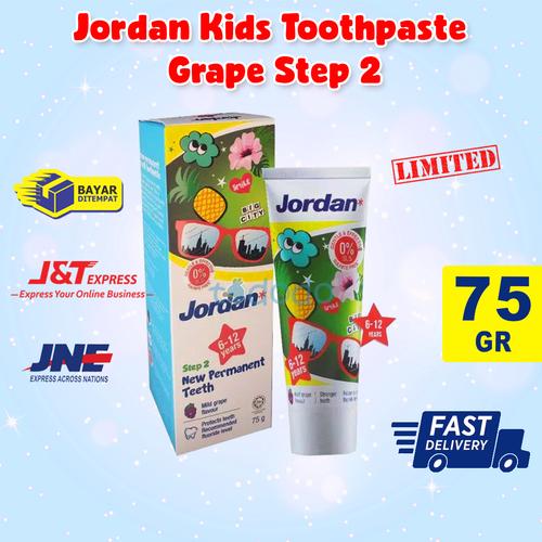 Jual Jordan Kids Toothpaste - Pasta Gigi Step 2 Grape (75GR) - Kota ...