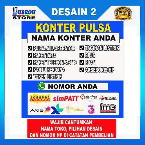 Jual Spanduk / Banner Konter Cell / Celluler PERSEGI #1 - Jakarta Timur ...