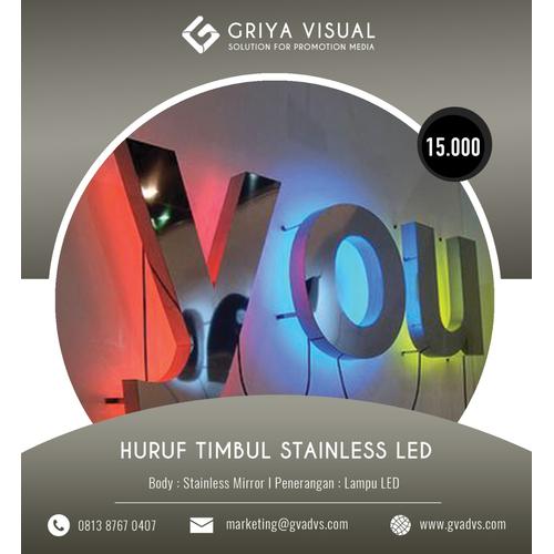 Jual HURUF TIMBUL LED STAINLESS BACKLIGHT - Jakarta Selatan - Griya ...