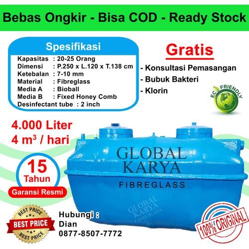 Jual Septic Tank Biofilter 4000 Liter - Bio Septic Tank - Biofill ...