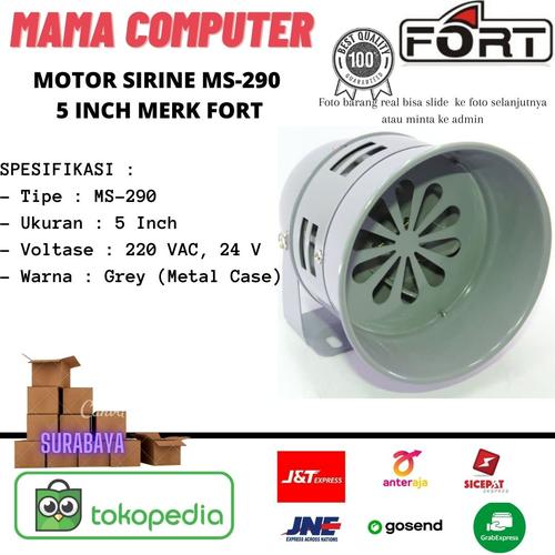 Jual Motor Sirene Grey Metal Case MS-290A Fort / Sirine Ms290 Siren ...