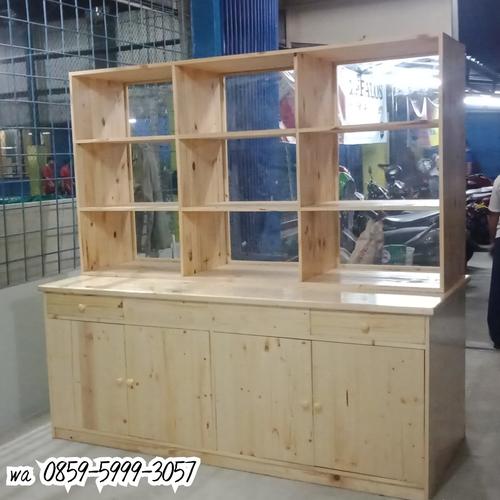 Jual meja etalase kayu jati Belanda - Jakarta Barat - udAlhidayah ...