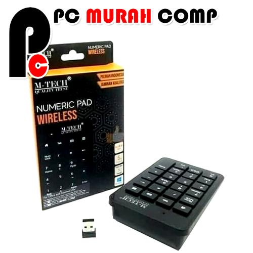 Jual Keyboard Numeric Wireless USB 2.4 M-Tech - Keypad Numerik Wireless ...