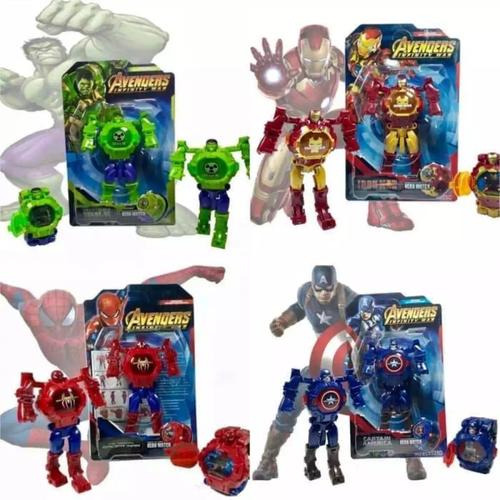 Jual Jam tangan LED berubah Robot/ Jam Tangan Robot - ultraman - Kota ...