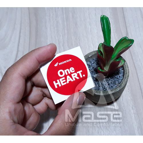 Jual Stiker Print Cut Honda One Heart 4x4cm - Kota Depok - MASE TIGA ...