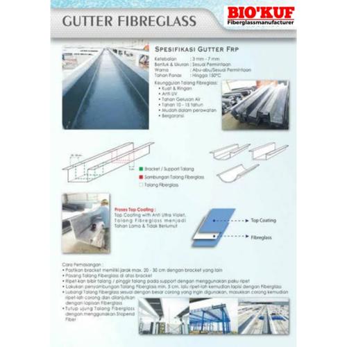 Jual Talang Fiberglass Gutter Frp Anti U.V Tahan Lama BerkualitasAnti ...