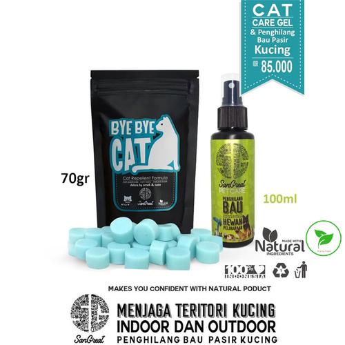 Jual Alat pengusir kucing bbcat gel 70 gr & penghilang bau pasir kucing ...