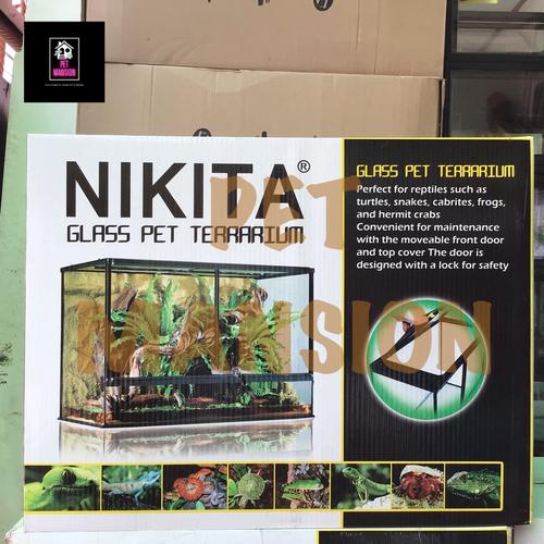 Jual NIKITA glass pet terrarium aquarium terarium - Jakarta Selatan - Fish Mansion | Tokopedia