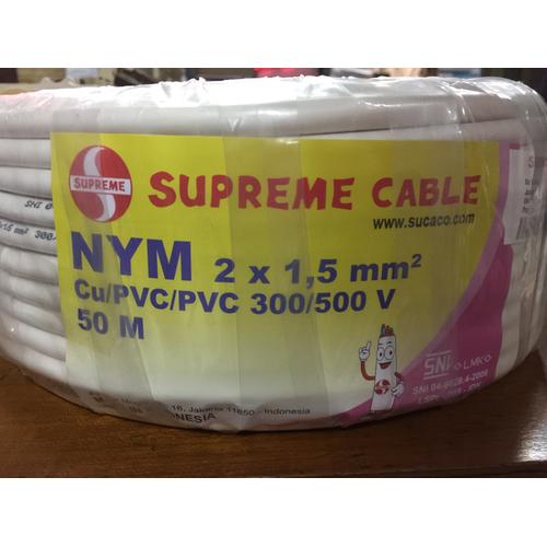 Jual Kabel NYM 2 x 1,5 mm PUTIH POTONGAN HARGA PER METER - Supreme - Jakarta Pusat - Alat ...