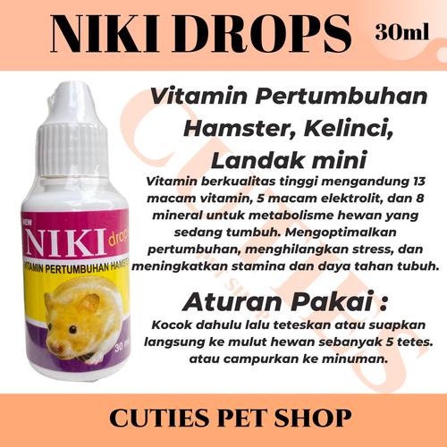 Jual Nikir Drop / obat pertumbuhan hamster / obat hamster - Kota ...