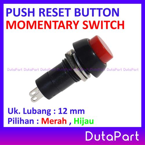 Jual Push Reset Button Momentary Reset Switch Saklar PB-305B Kualitas ...