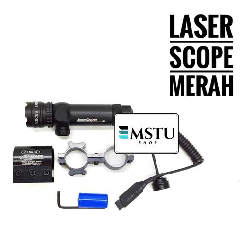 Jual Laser Scope Merah (8824/ Senjata/ Red Dot/ Senapan Angin ...
