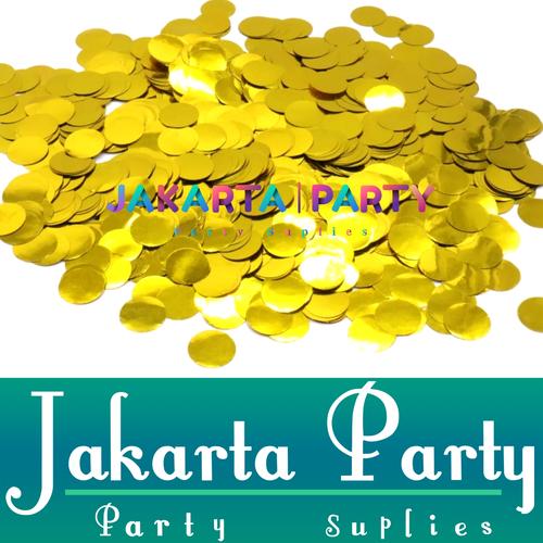 Promo Confetti Warna Gold / Confetti Isi Balon / Bulat Bubble / Isi ...
