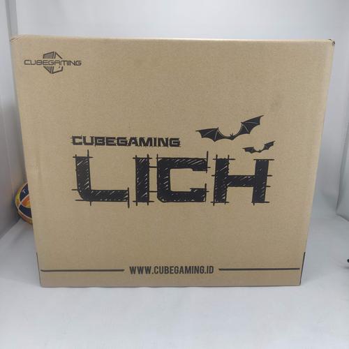 Jual Cube Gaming Lich White +3 RGB Fan- PC Case Casing Mid Tower Putih ...