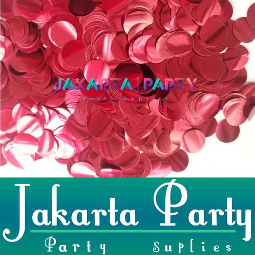 Jual Confetti Merah / Confetti Isi Balon / Bulat Bubble / Isi Confetti ...