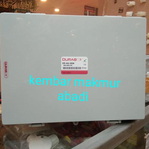 Jual BOX PANEL PLASTIK 290X390X160mm + BASE PLATE DURABOX ABS / BOX ...