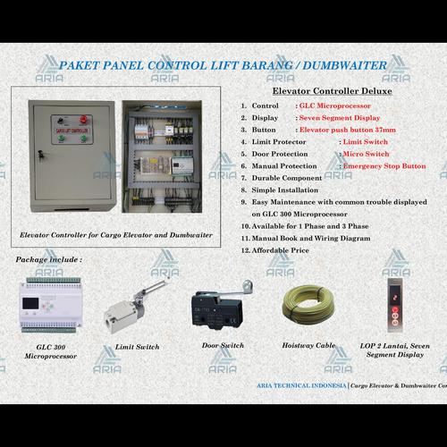 Jual Paket Panel Control Lift Barang 2 Lantai 3 Phase/Panel Dumbwaiter ...