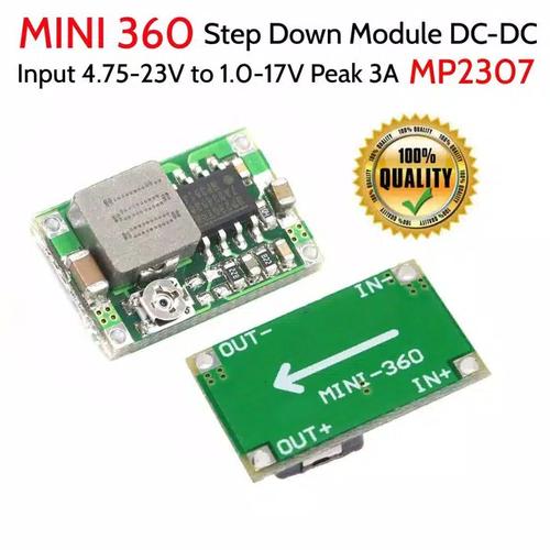 Jual Modul Mini 360 Micro Step Down MP2307 Buck Regulator Stepdown ...