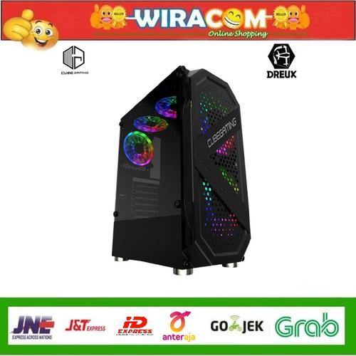 Jual Casing CUBE GAMING DREUX / Casing PC Gaming - Hitam - Jakarta ...