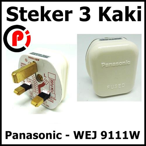 Jual Panasonic Steker Colokan 3 Kaki AC Tipe WEJ 9111W A Mode - Kota ...