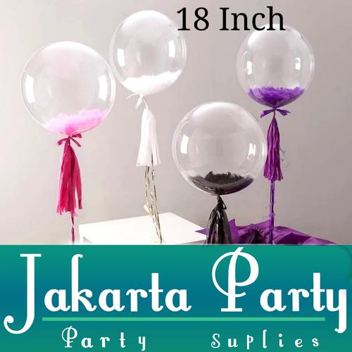 Promo Balon PVC 18 Inch / Balon Transparan PVC / Balon Transparant ...