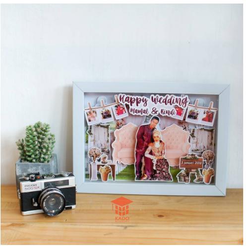 Jual Kado Wisuda Scrap Frame Foto 3D Kado Perpisahan A4 - Hadiah ...