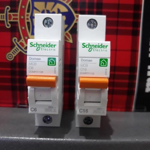 Jual MCB NEW DOMAE 1PHASE 16A DOMF01116 SCHNEIDER - Jakarta Pusat - aneka elekrik | Tokopedia