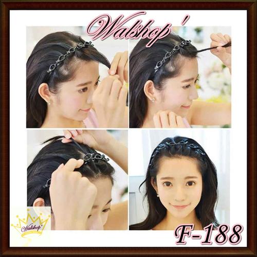 Jual BANDO JEPIT BANDO KEPANG DOUBLE BANGS HEADBAND HAIRSTYLE HAIRPIN F ...
