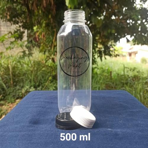 Jual Botol Tutup Plastik Kale Bulat 500 Ml / Kopi / Jamu / Madu ...