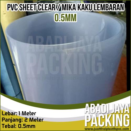 Jual pvc sheet clear (mika kaku lembaran 0.5mm) - Jakarta Barat - abadi jaya packing | Tokopedia