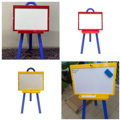 Jual Papan Tulis Anak Dengan Stand Whiteboard Blackboard Yaris - Kuning ...