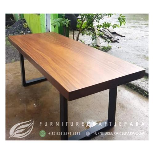 Jual MEJA TREMBESI MINIMALIS 2 METER / MEJA MAKAN SOLID 200 x 80 x 75 ...