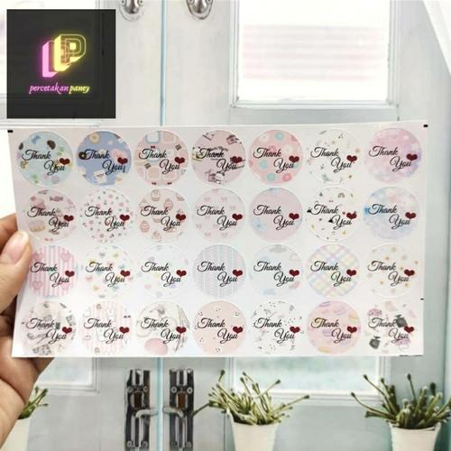 Jual Stiker Thankyou Sticker Thank you Terima Kasih Custom - Kota ...
