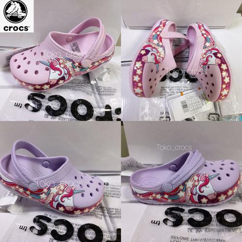Jual Crocs anak anak perempuan kuda pony / crocs anak original - 33 ...