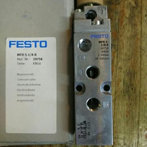 Jual SOLENOID VALVE FESTO MFH-5-1/8-B with coil AC220/24VDC - Jakarta Barat - ANEKA PENUMATIC ...