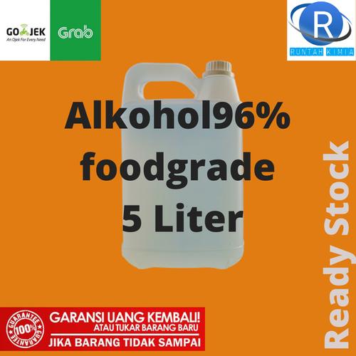 Jual alkohol alcohol 96% Food Grade 5 liter - Kota Tangerang ...