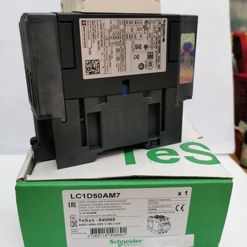 Jual kontaktor schneider LC1D50AM7, 220vac aslii 100% - Jakarta Barat ...