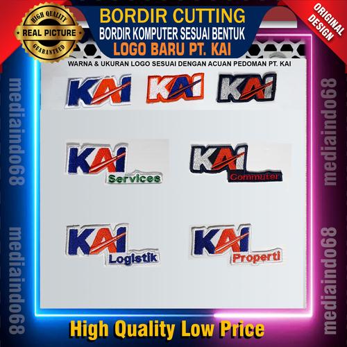 Jual BORDIR CUTTING/EMBLEM BAJU DINAS LOGO KAI (KERETA API INDONESIA ...
